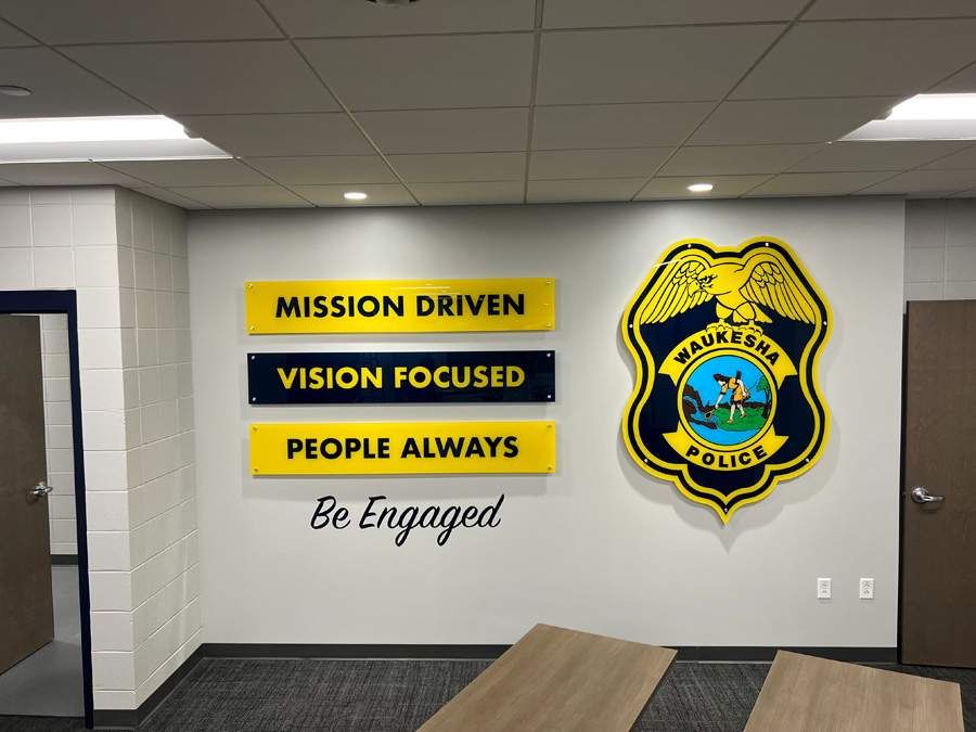 Large Custom Wall Lettering, Installed. Waukesha Area. | Modern Ink ...